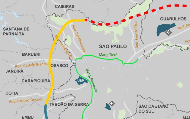 RODOANEL MÁRIO COVAS – O Rodoanel Mário Covas (SP-21), também conhecido como Rodoanel ...
