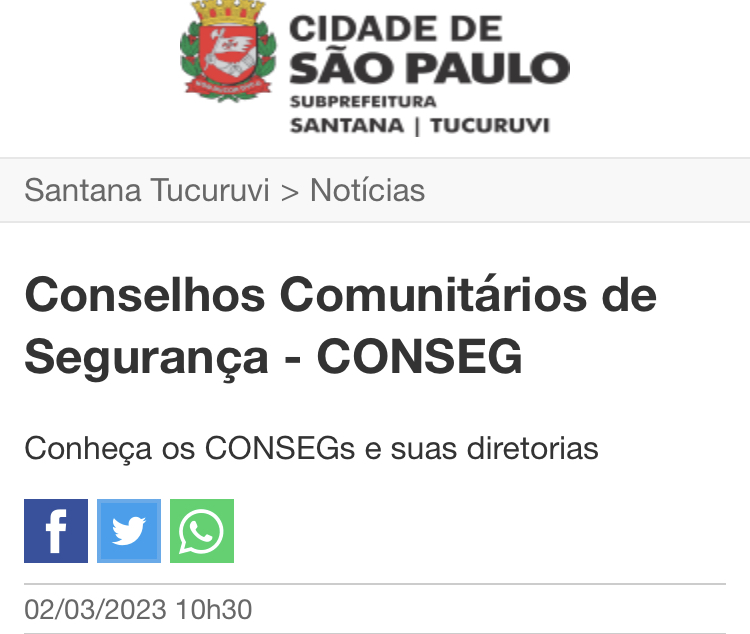 02/03/2023 – Conselhos Comunitários de Segurança – CONSEG – Conheça os ...